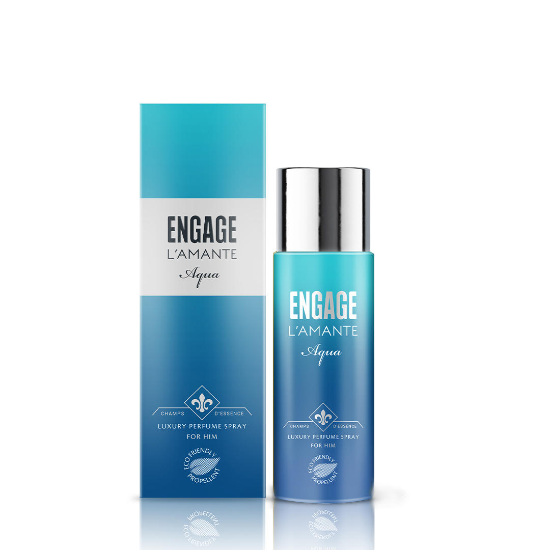 Buy L'amante Aqua Perfume Spray For Men, Eco-Friendly Propellant, 150ml ...