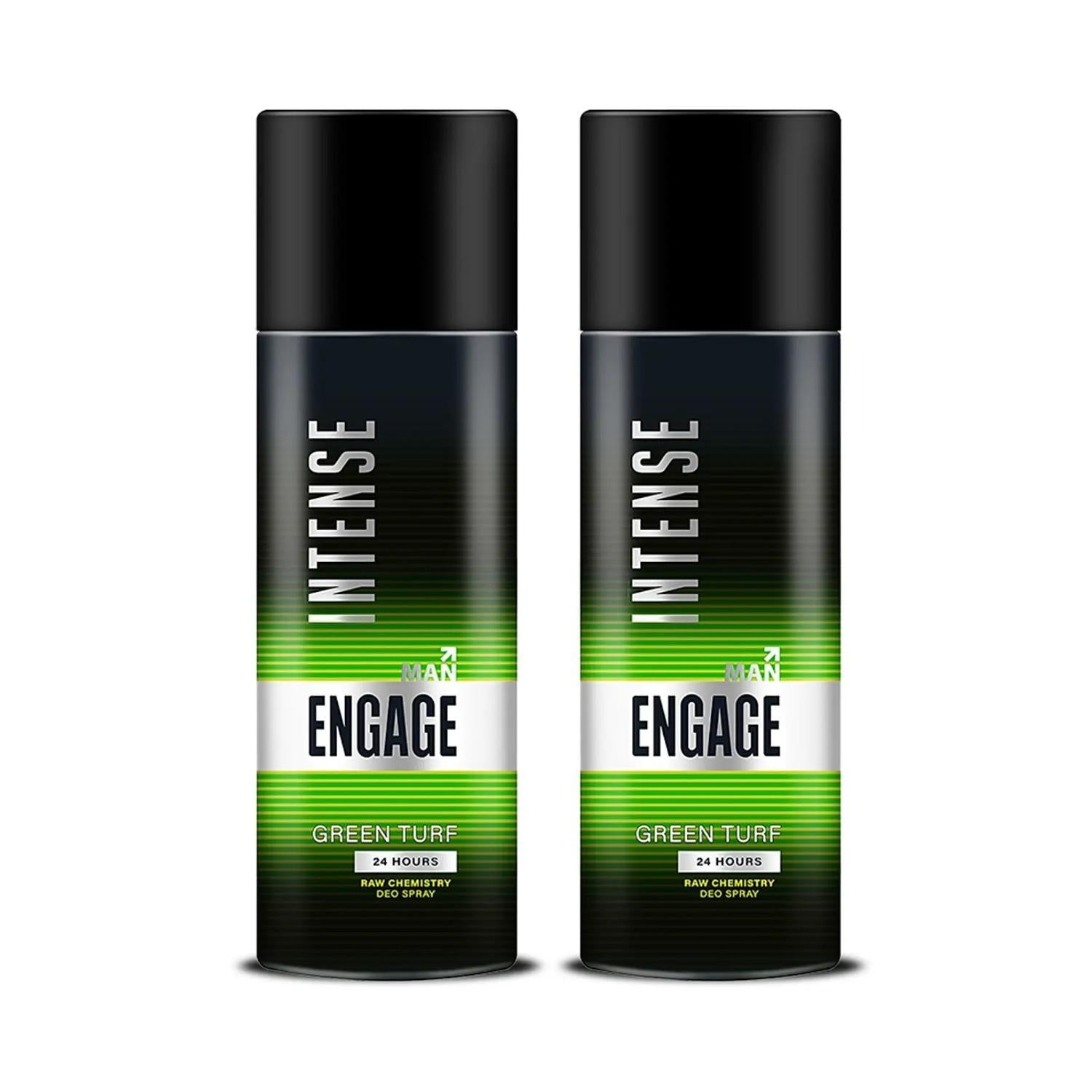 Buy Intense Green Turf Deo Sprays For Men, 150ml (Pack Of 2) Online at ...