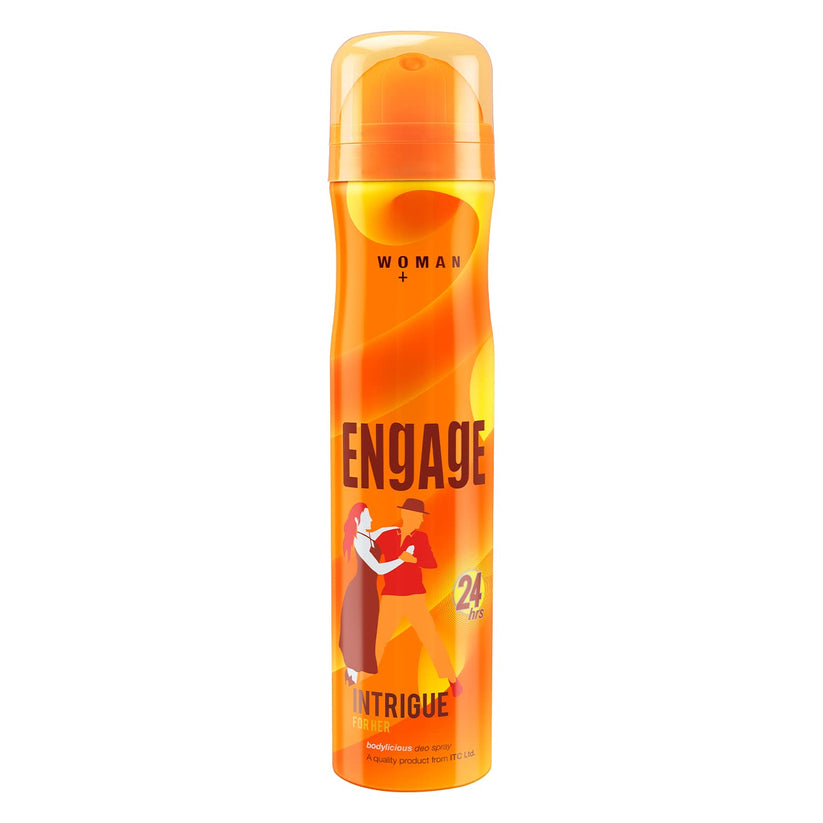 Engage Intrigue Deodorant, For Women, Sweet & Sophisticated Notes, Lon ...